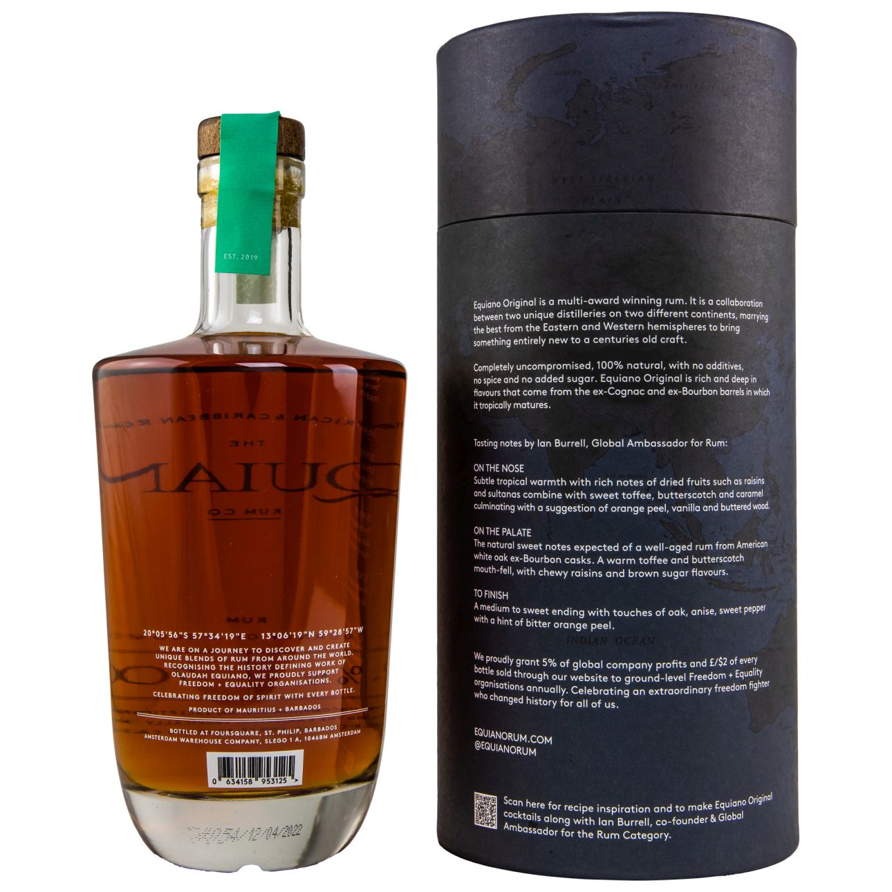 Equiano African Caribbean Rum | Rum | Spirituosen | Tabacstore Wessel ...